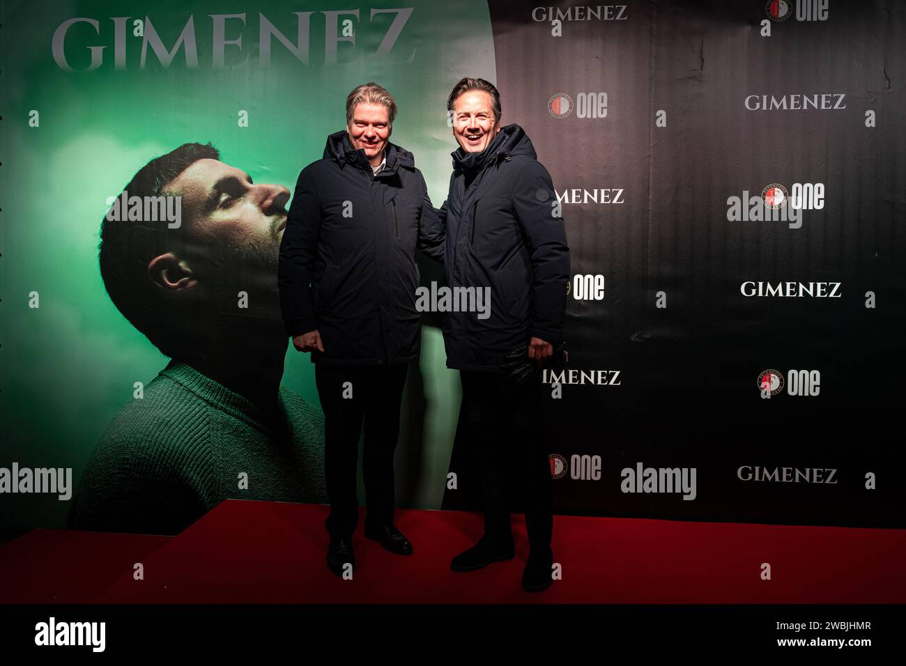 ROTTERDAM - Joris van Benthem and Raymond Salomon on the red carpet ...