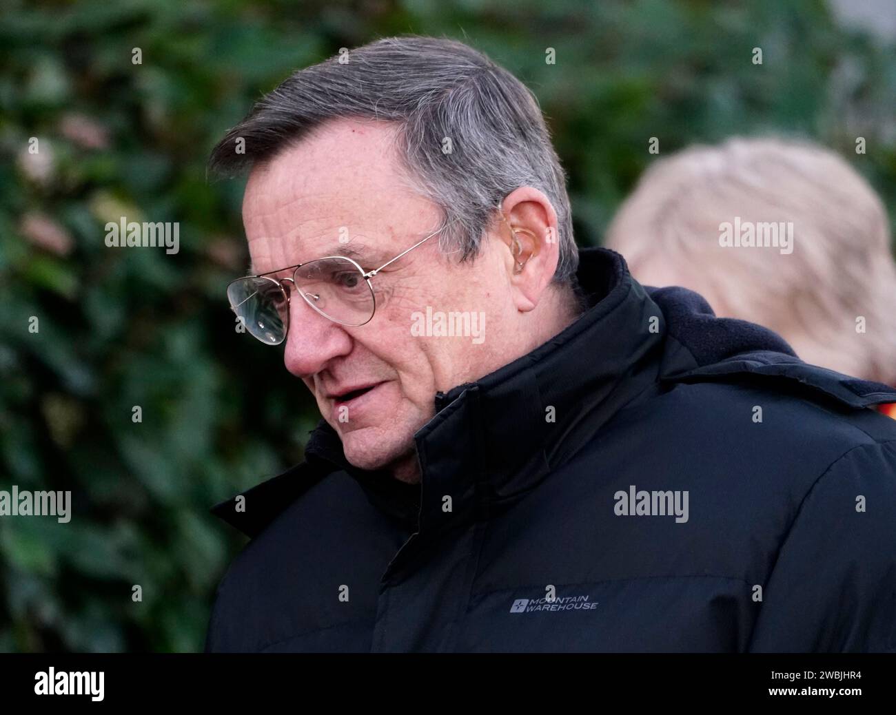 Former mayor of Winchester, Derek Green, outside Basingstoke ...