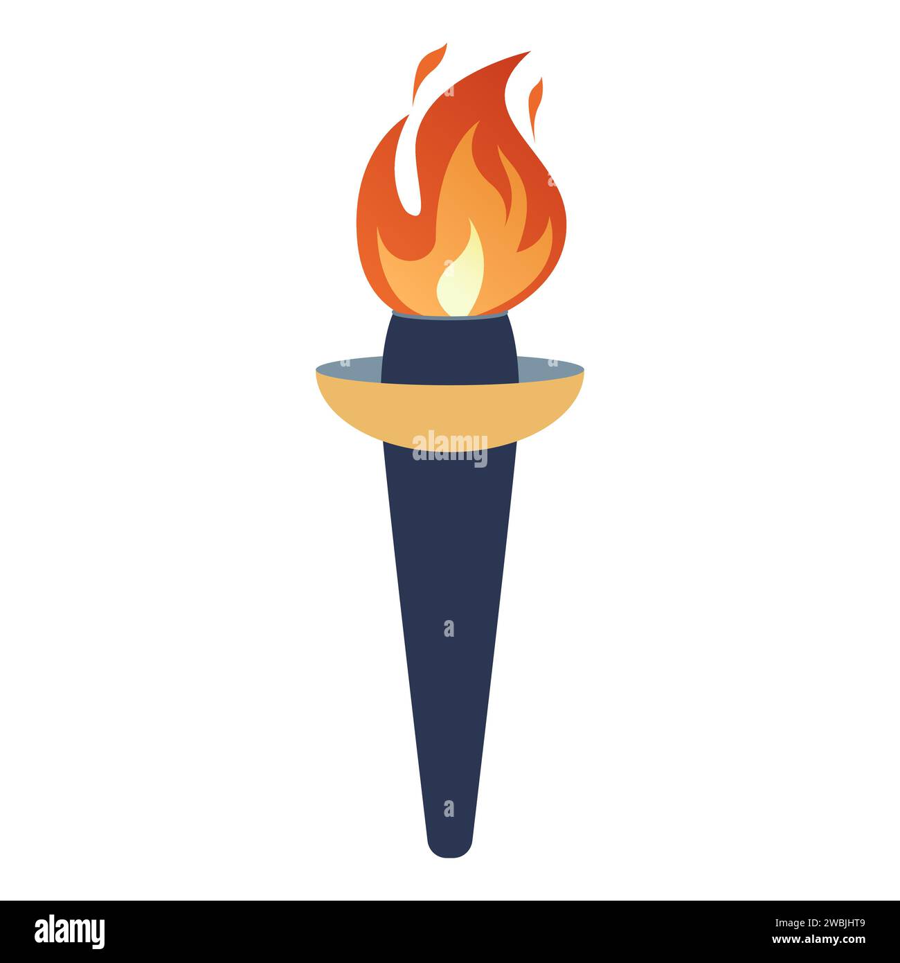 Man carrying torch Stock Vector Images - Alamy