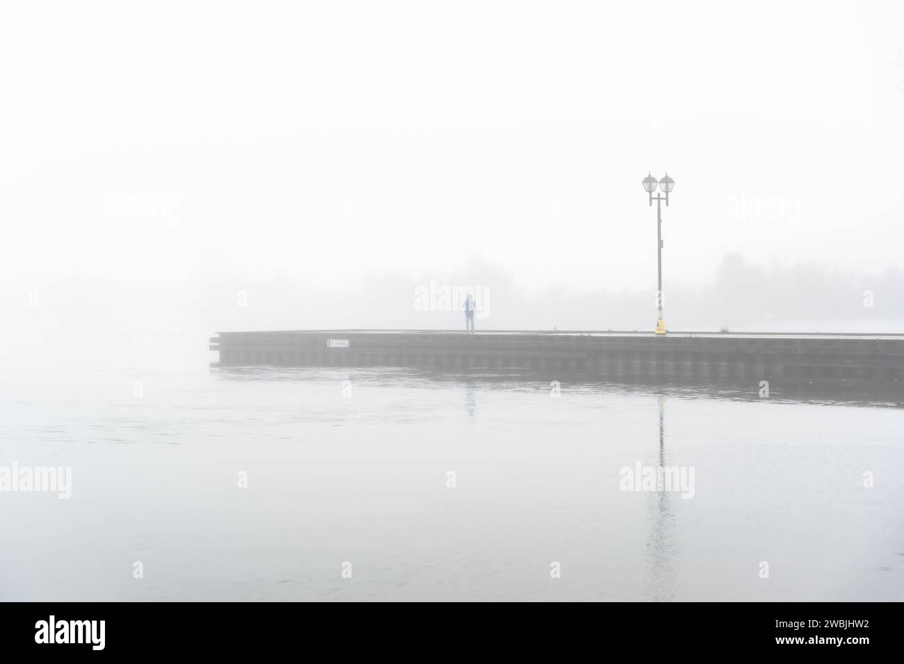 Thick fog person hi-res stock photography and images - Alamy