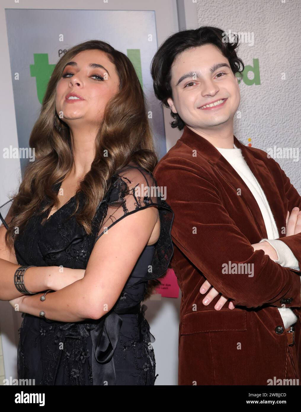 Los Angeles, Ca. 10th Jan, 2024. Giorgia Whigham, Max Burkholder at ...