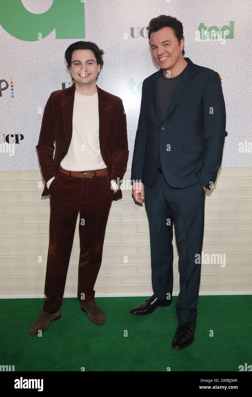 Los Angeles, Ca. 10th Jan, 2024. Max Burkholder, Seth MacFarlane at ...