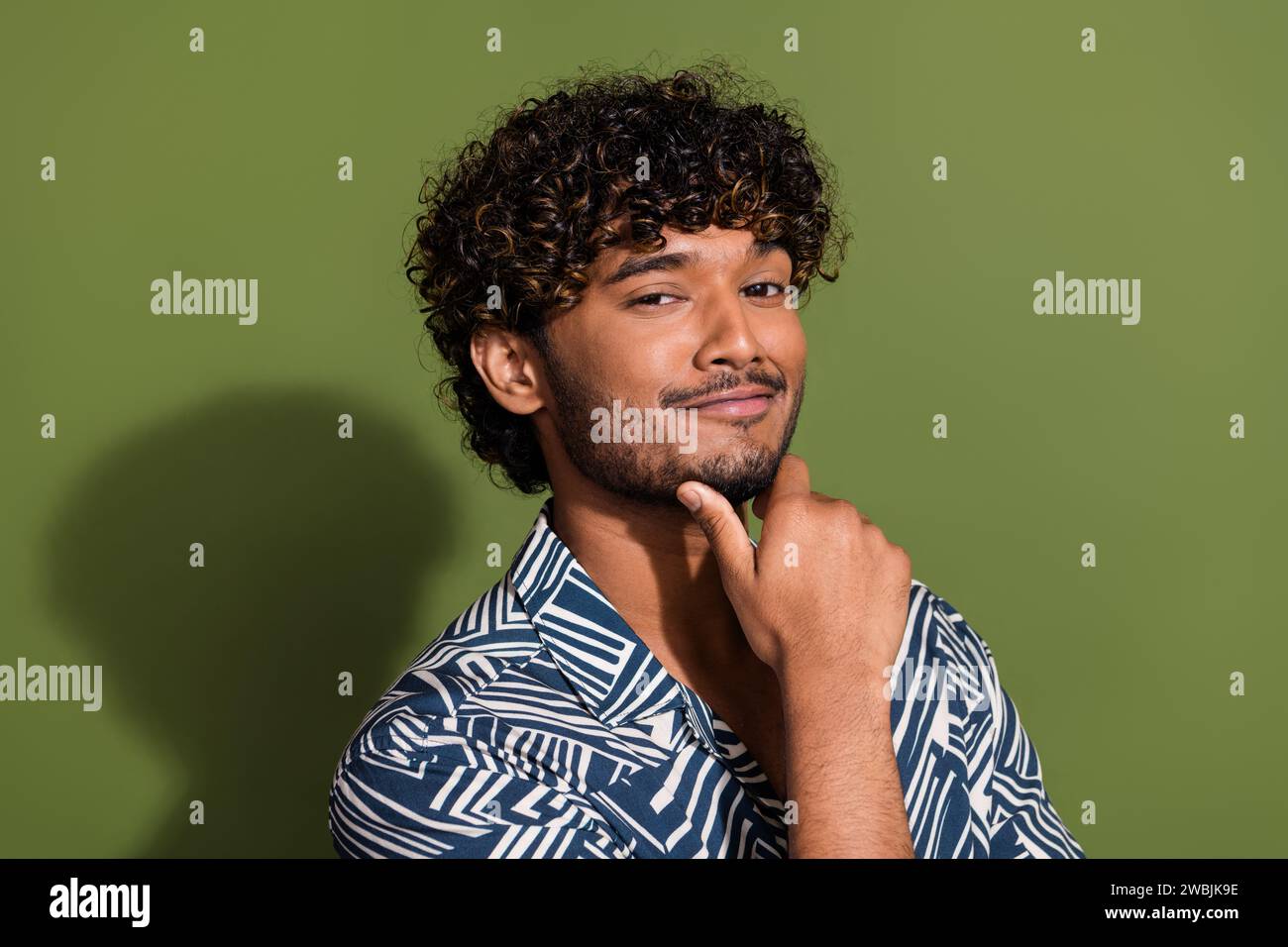 Portrait of young confident attractive student man intelligent handsome ...