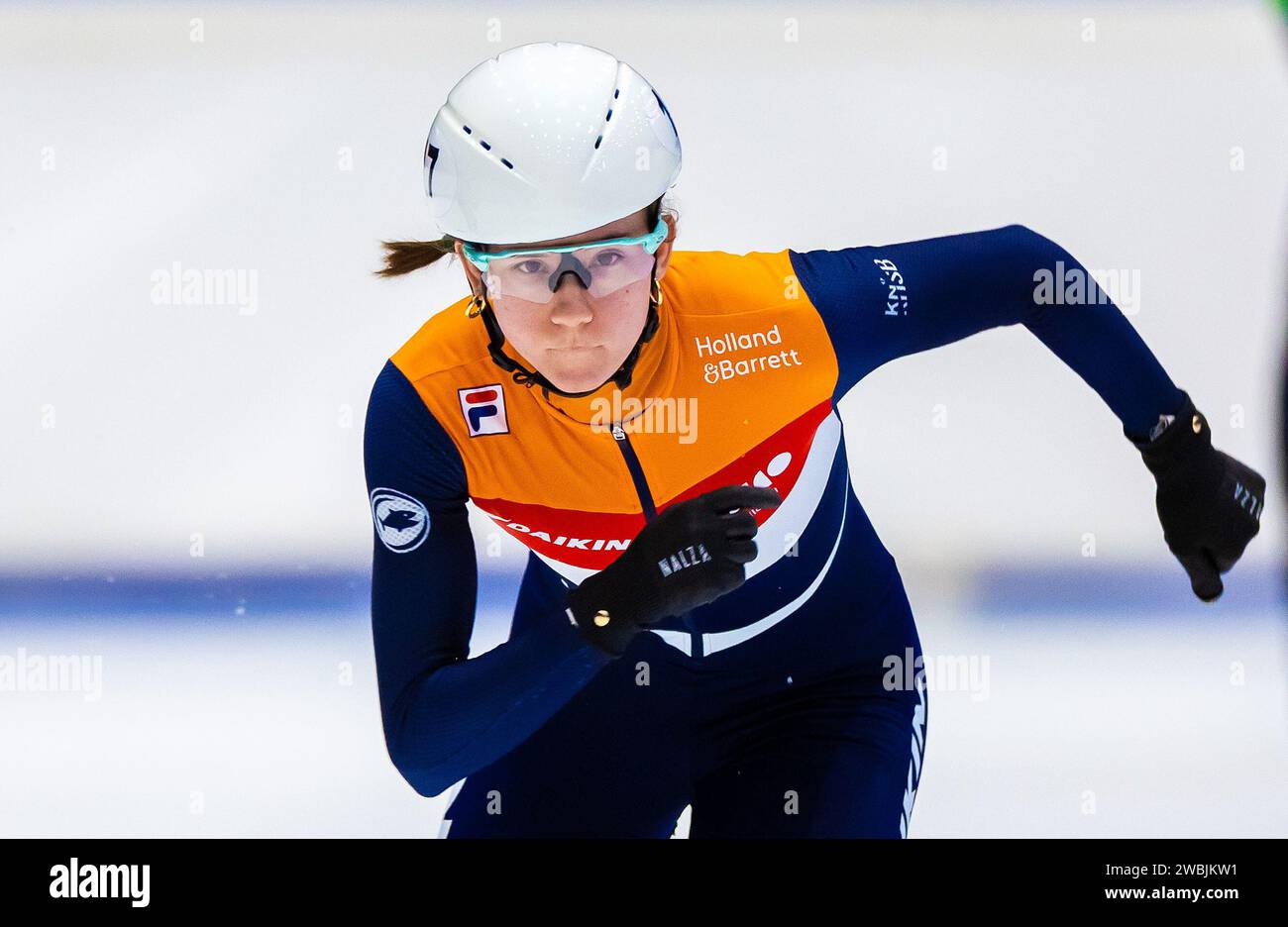 GDANSK - Short tracker Selma Poutsma during training in the run-up to ...