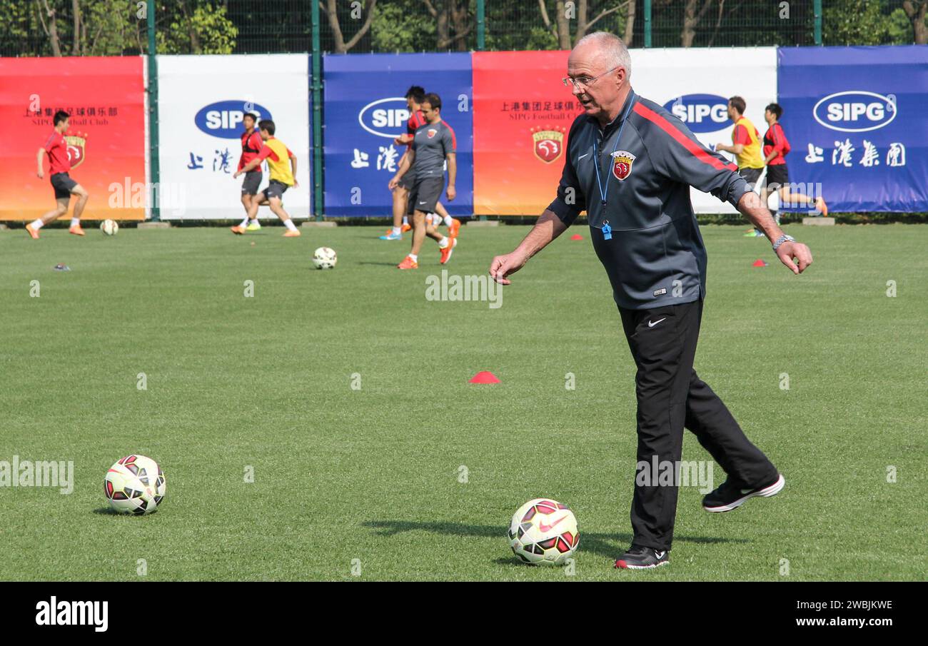 Swedish football coach and former England manager Sven- Goran Eriksson ...