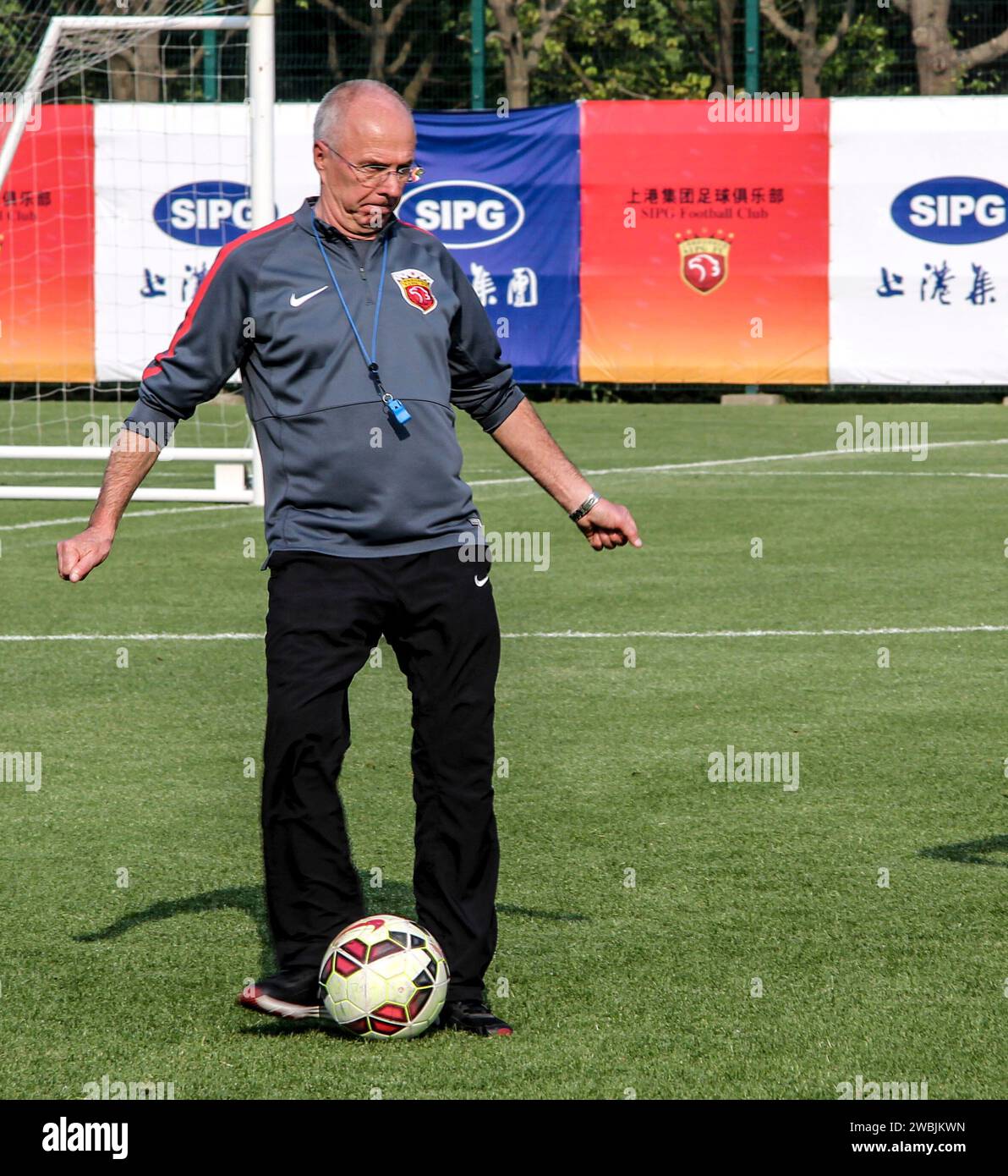 Swedish football coach and former England manager Sven- Goran Eriksson ...