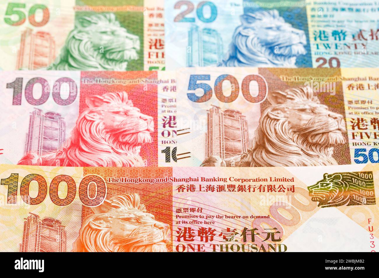 Hong Kong money - dollar a business background Stock Photo - Alamy