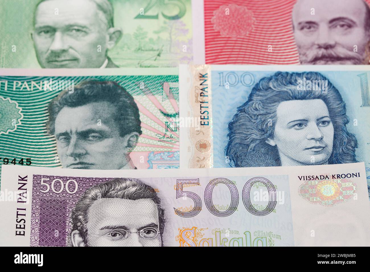 Estonian banknote hi-res stock photography and images - Alamy
