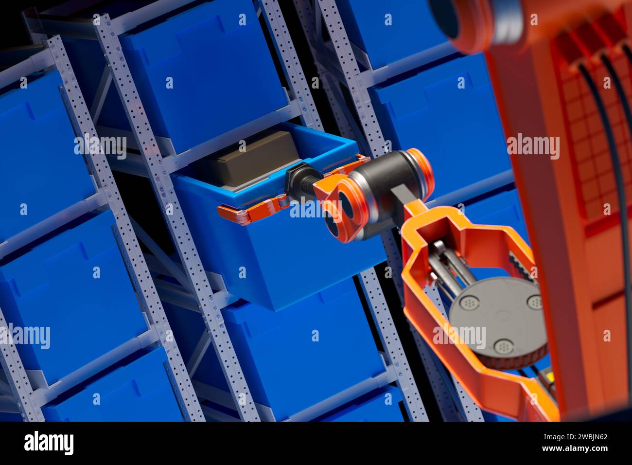 Precision-engineered robotic arm with an advanced articulated gripper system performing ...