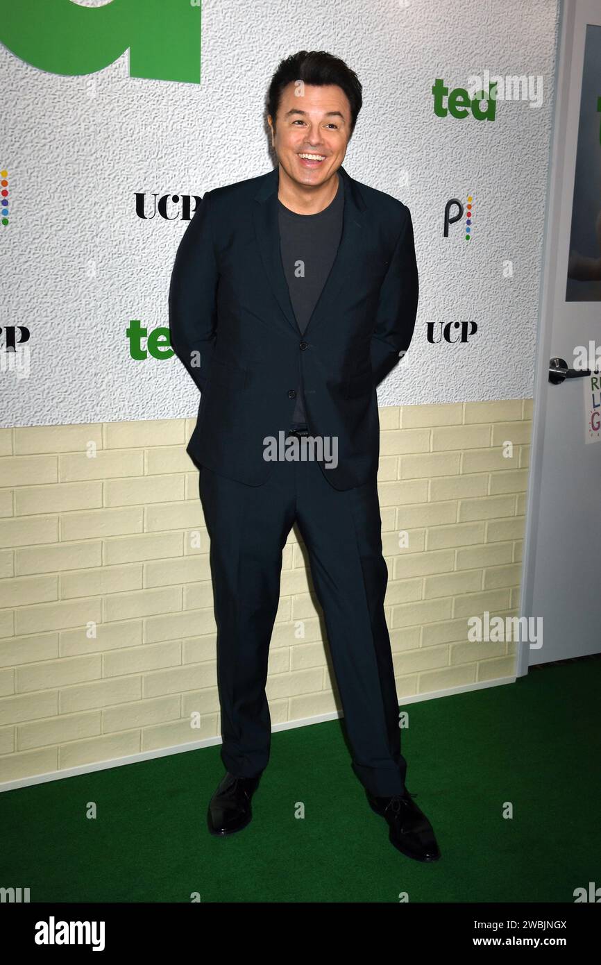 Los Angeles, Ca. 10th Jan, 2024. Seth MacFarlane at PeacockÕs Ted Series Premiere event at The ...