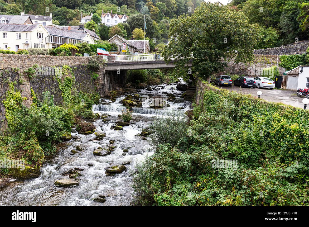 River Lyn, Lynmouth, Lyn, river, Lynmouth at Lynton And Lynmouth, Devon ...