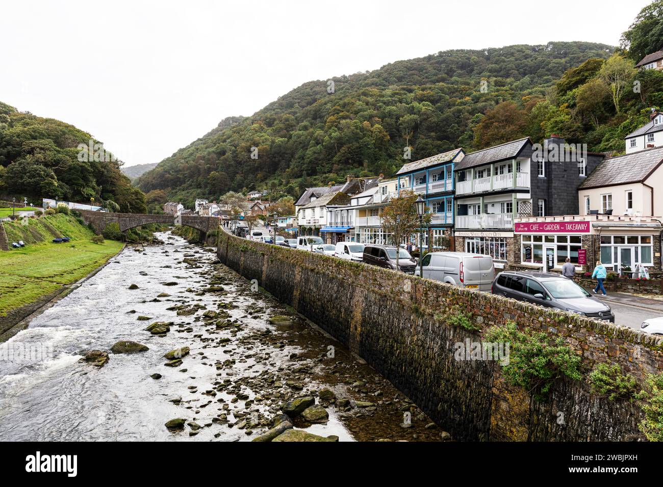 River Lyn, Lynmouth, Lyn, river, Lynmouth at Lynton And Lynmouth, Devon ...