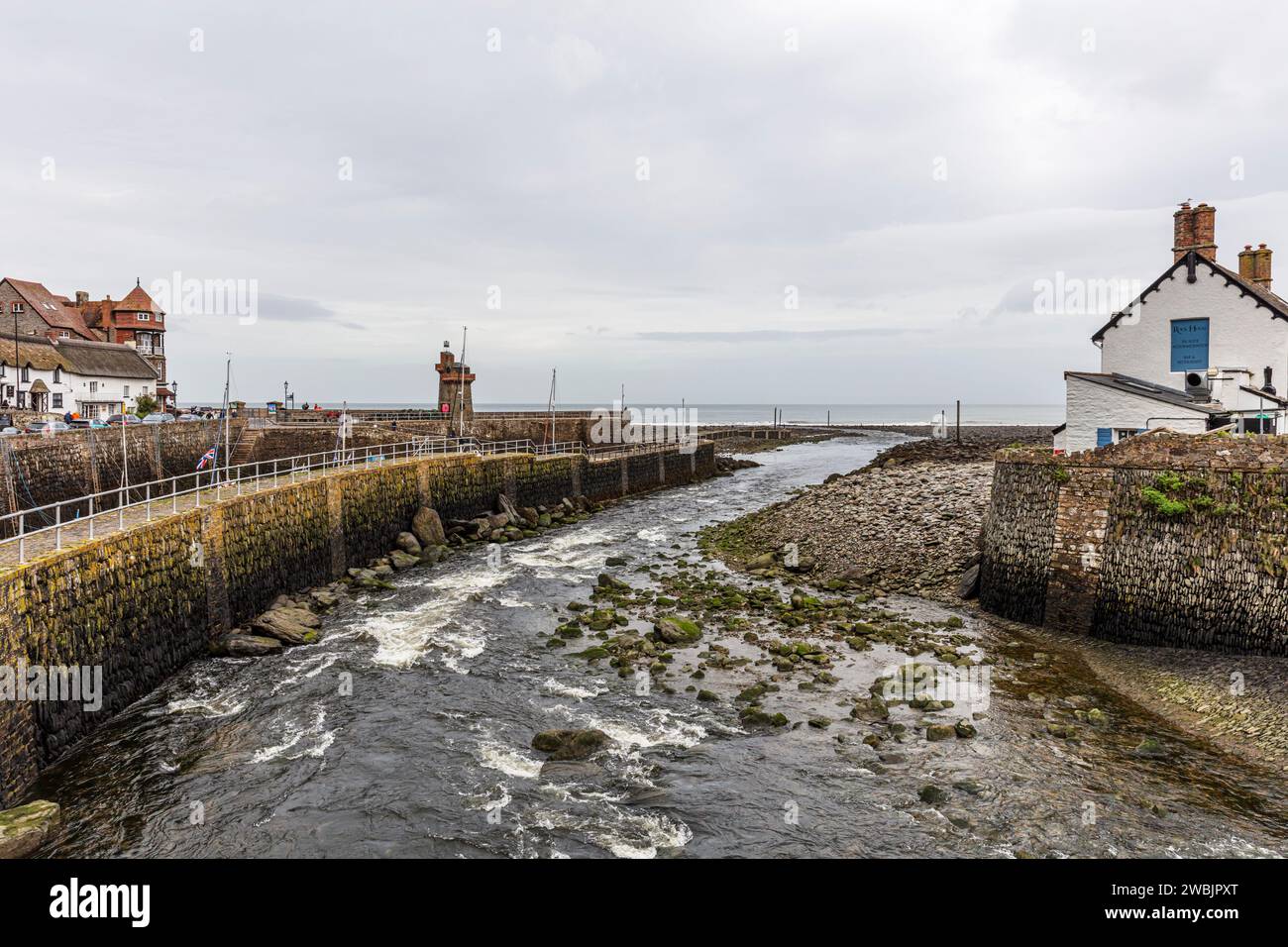 River Lyn, Lynmouth, Lyn, river, Lynmouth at Lynton And Lynmouth, Devon ...