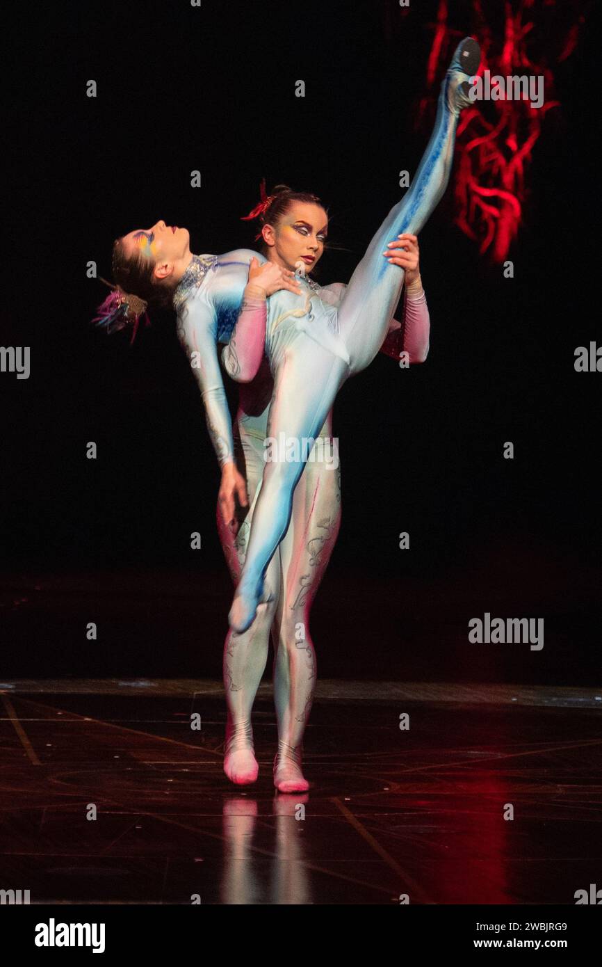 London, UK. 10 Jan, 2024. Pictured: Daria Kalinina, Halina Starevich ...