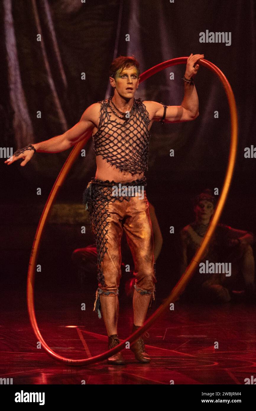 London, UK. 10 Jan, 2024. Pictured: Ghislain Ramage performs on the ...