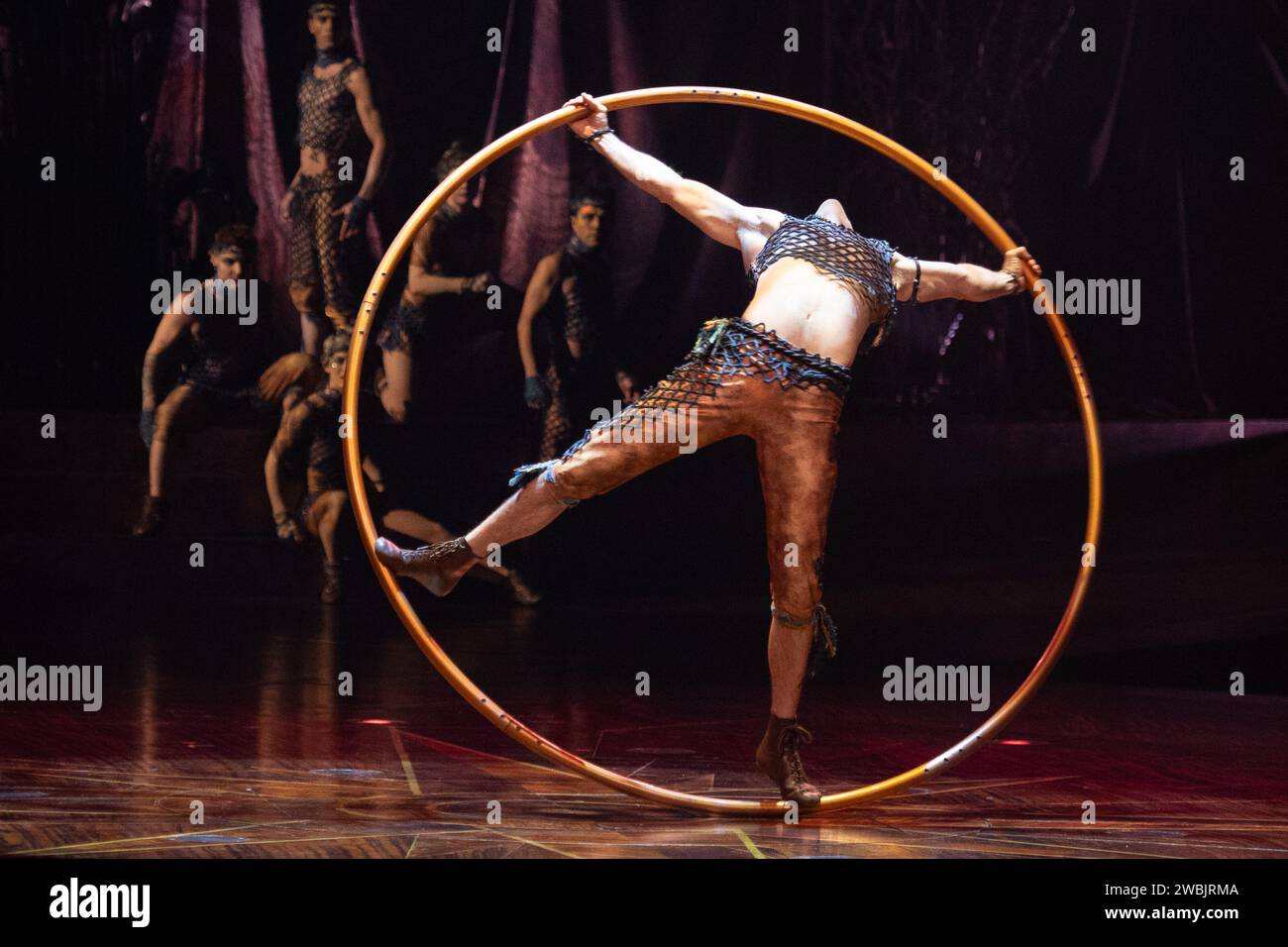 London, UK. 10 Jan, 2024. Pictured: Ghislain Ramage performs on the ...
