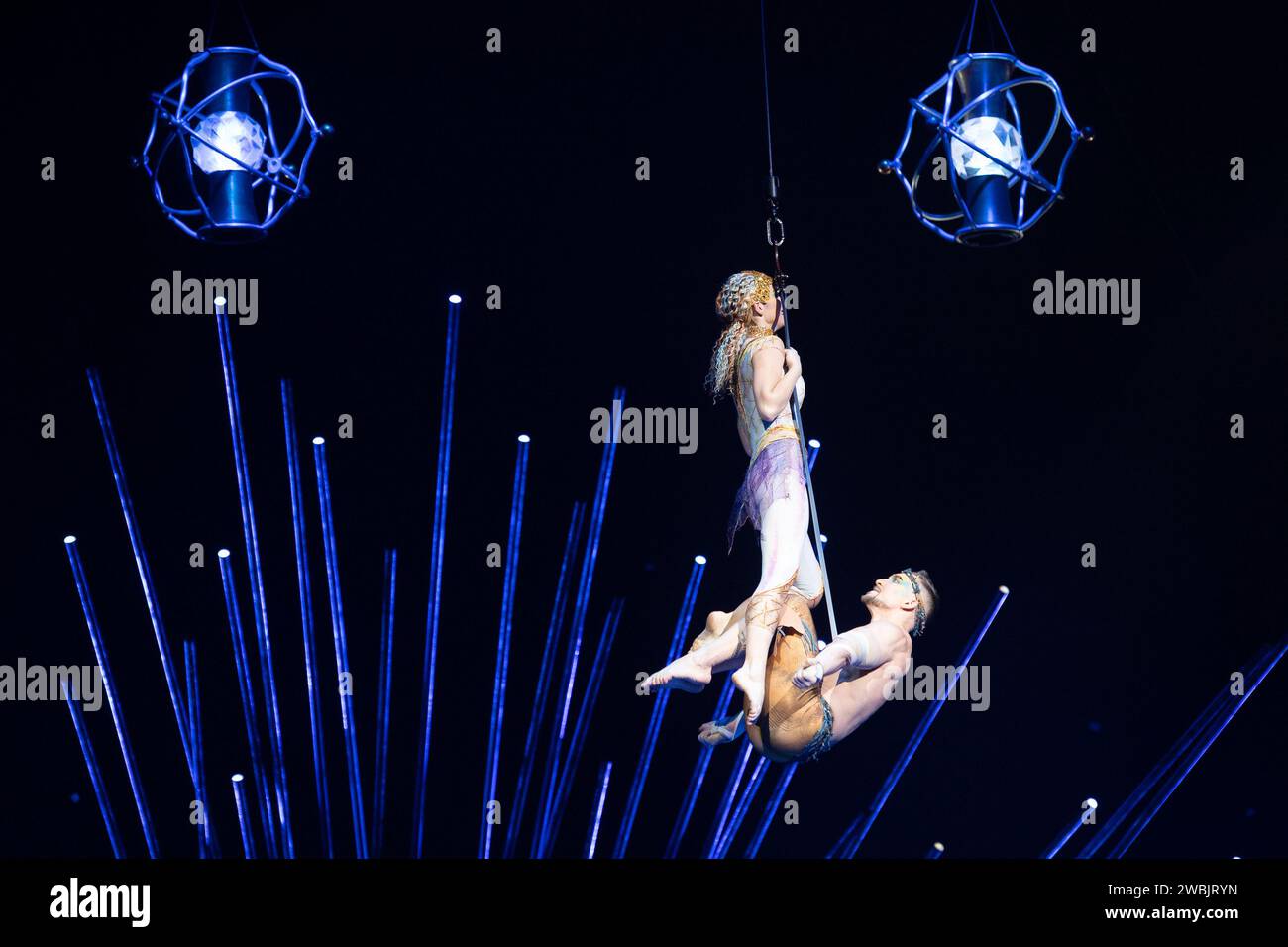 London, UK. 10 Jan, 2024. Pictured: Alexey Turchenko and Yulia Makeeva ...