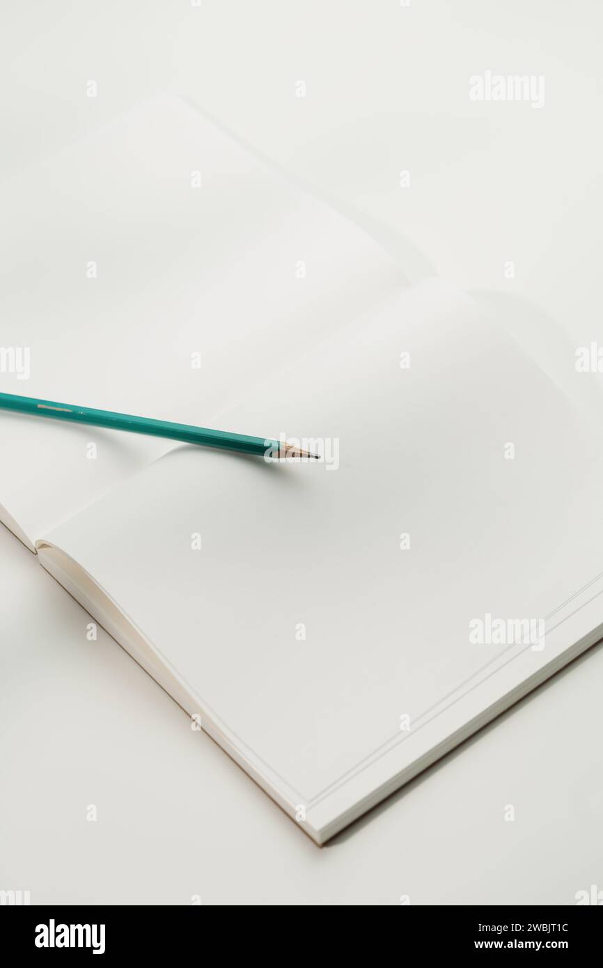 Open blue book back hi-res stock photography and images - Alamy