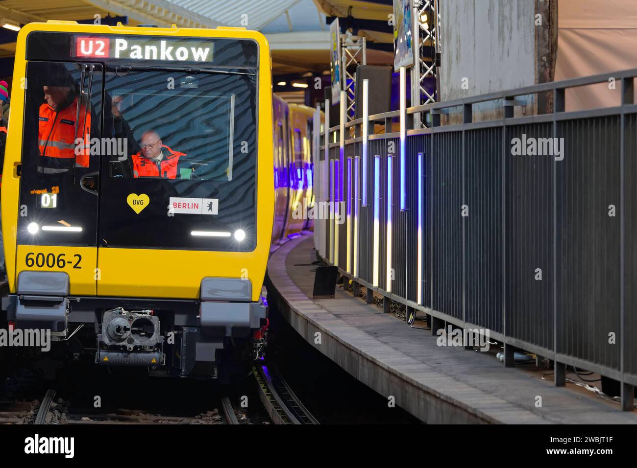 BVG stellt neue U-Bahn Reihe JK vor 2024-01-11 - Deutschland, Berlin ...