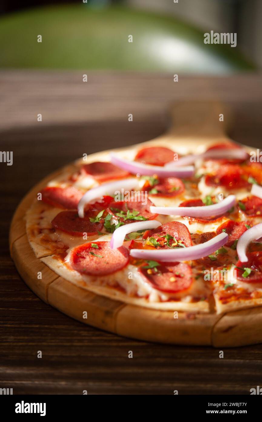 Zesty pepperoni hi-res stock photography and images - Alamy
