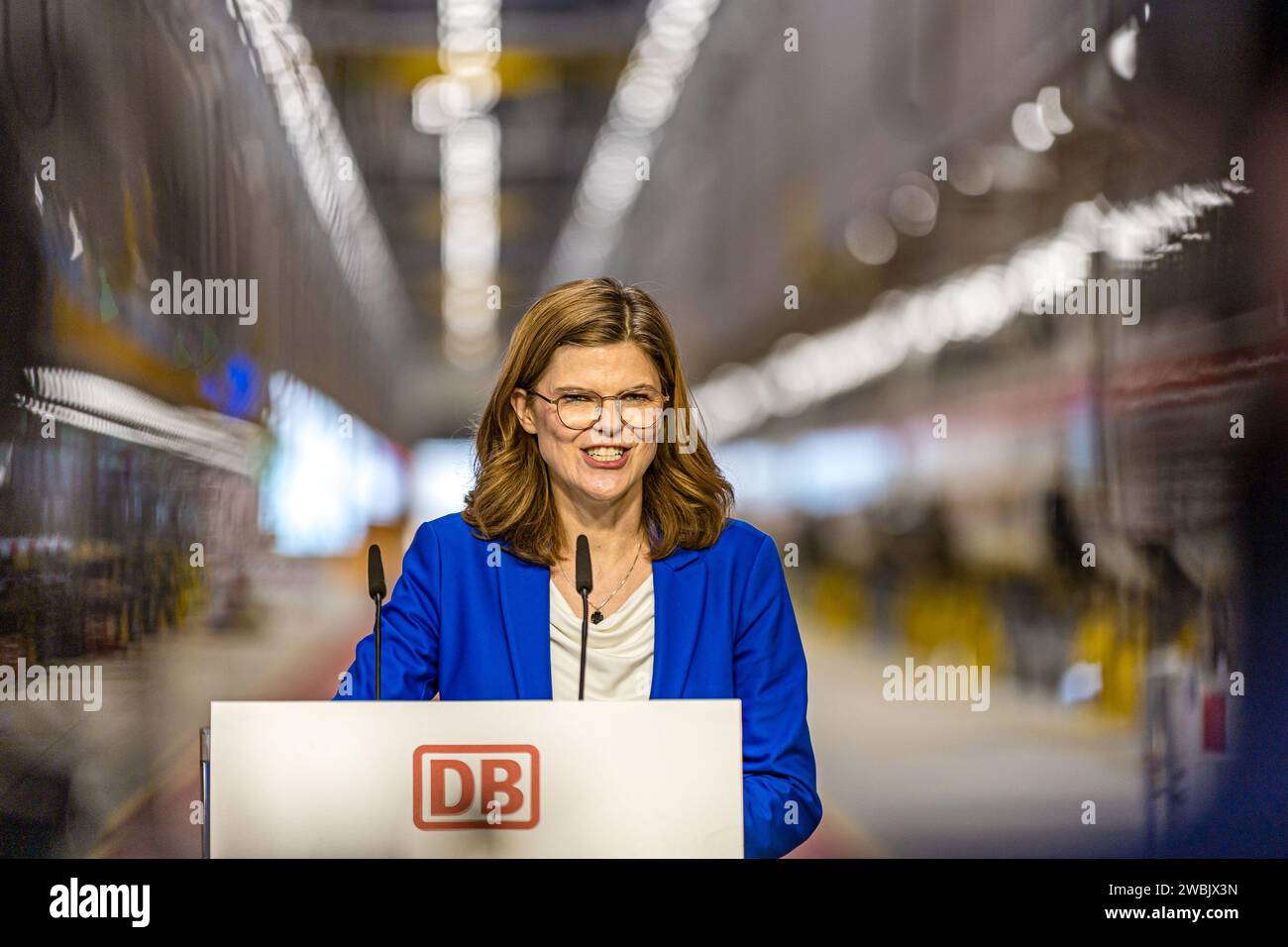 Cottbus, Germany. 11th Jan, 2024. Daniela Gerd tom Markotten, DB Board ...