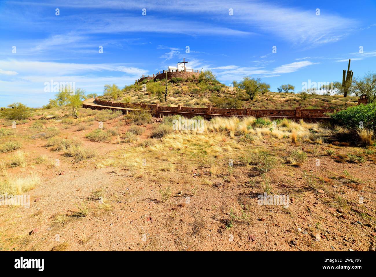 Greek orthodox chapel at St. Anthony's monastery in Arizona Stock Photo ...