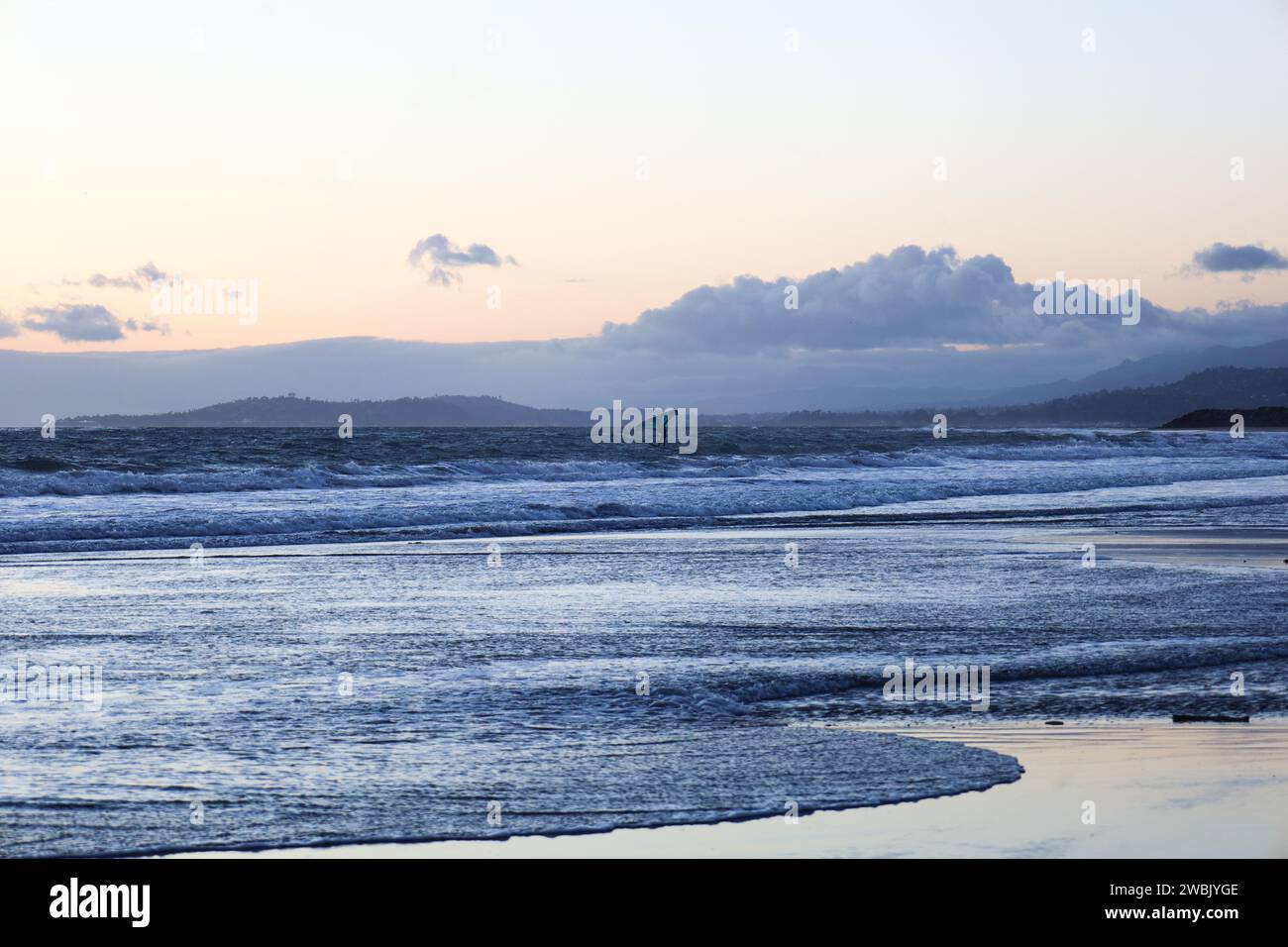 Carpinteria, California, U.S.A. 10th Jan, 2024. Wind surfer in the ...