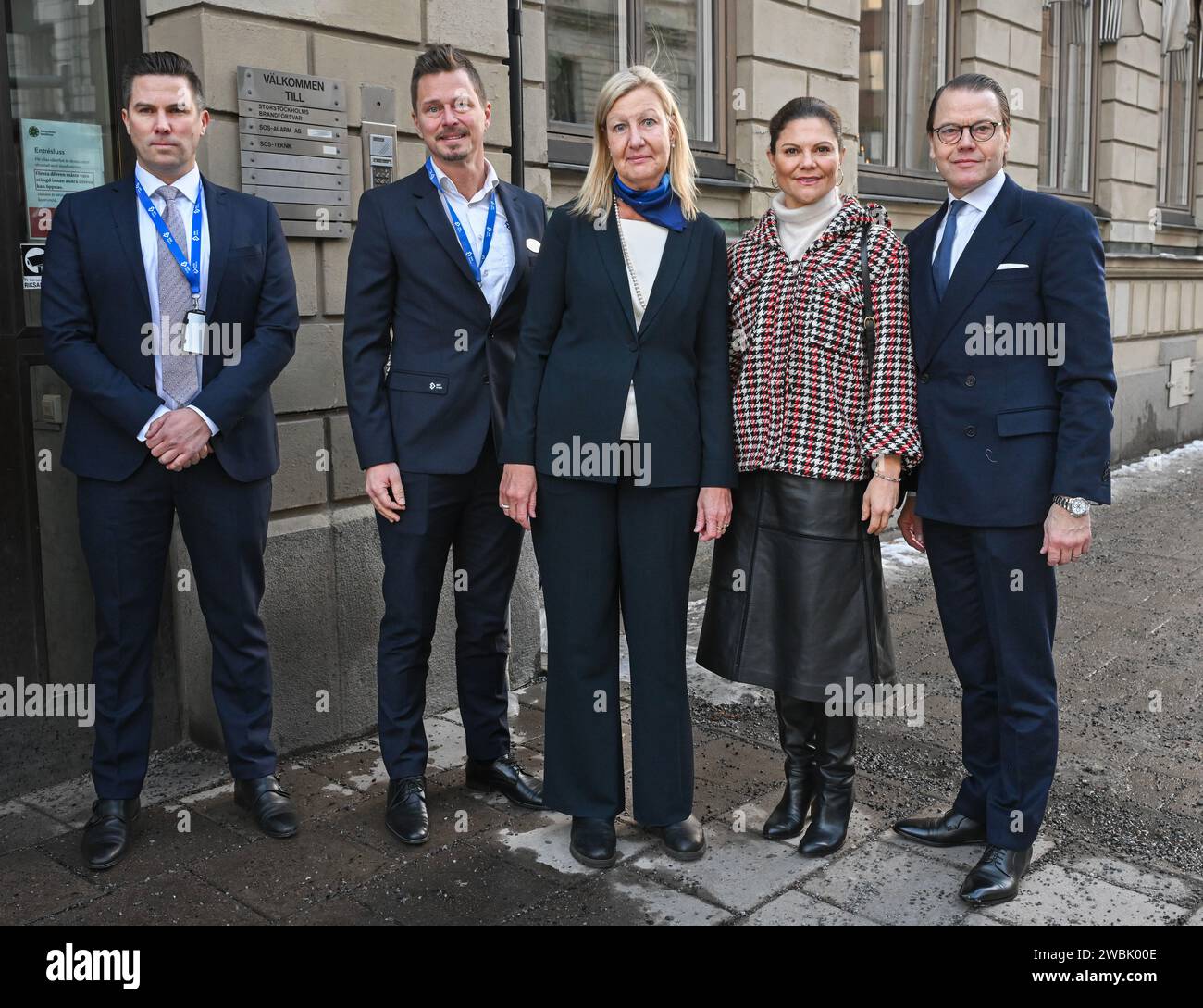 Stockholm, Sweden. 11th Jan, 2024. Crown Princess Victoria and Prince ...