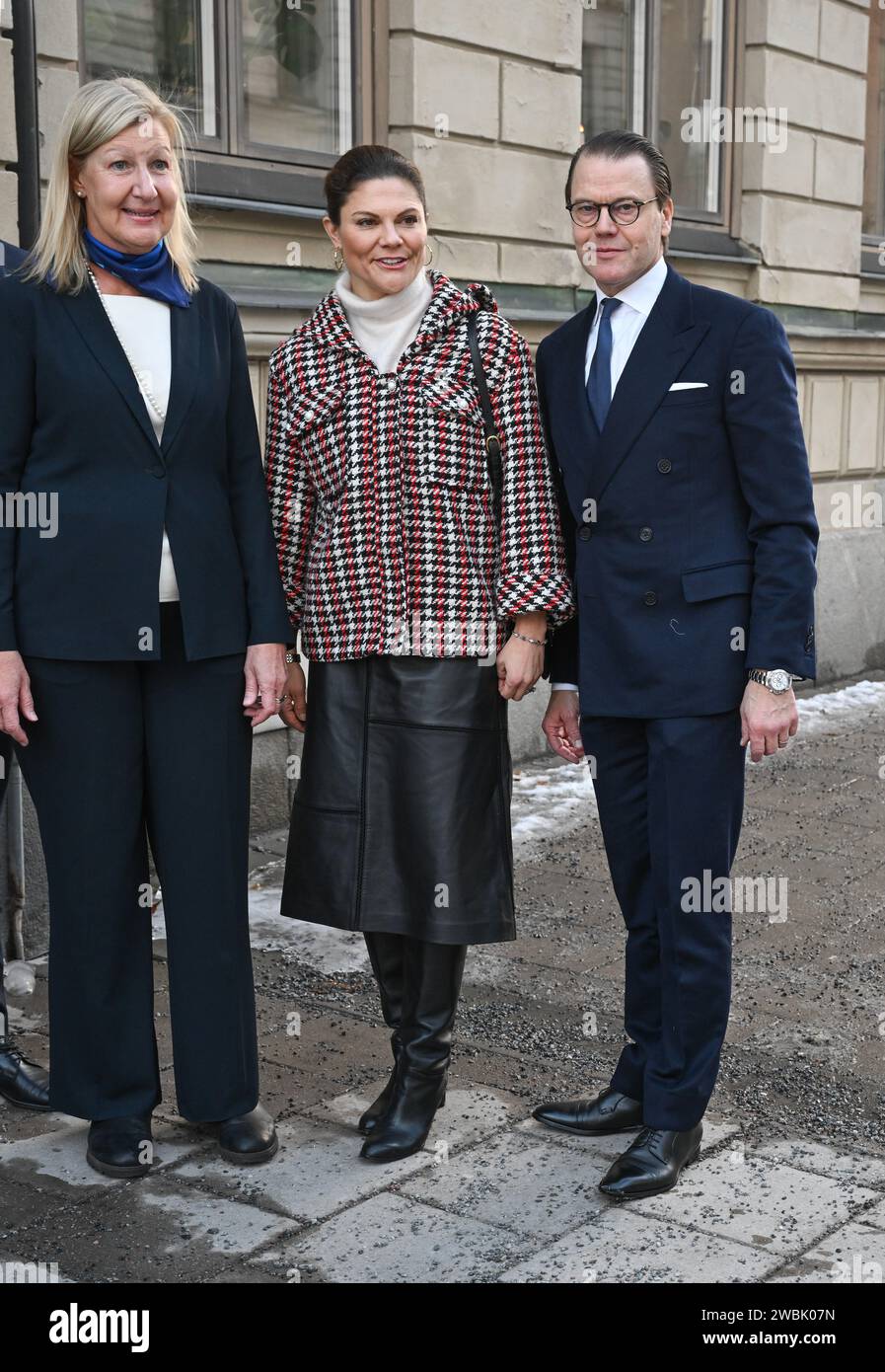 Stockholm, Sweden. 11th Jan, 2024. Crown Princess Victoria and Prince ...