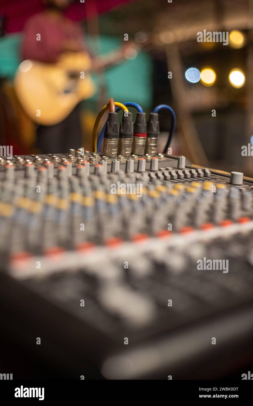 A DJ console, also known as a DJ controller or DJ mixer, is a central ...