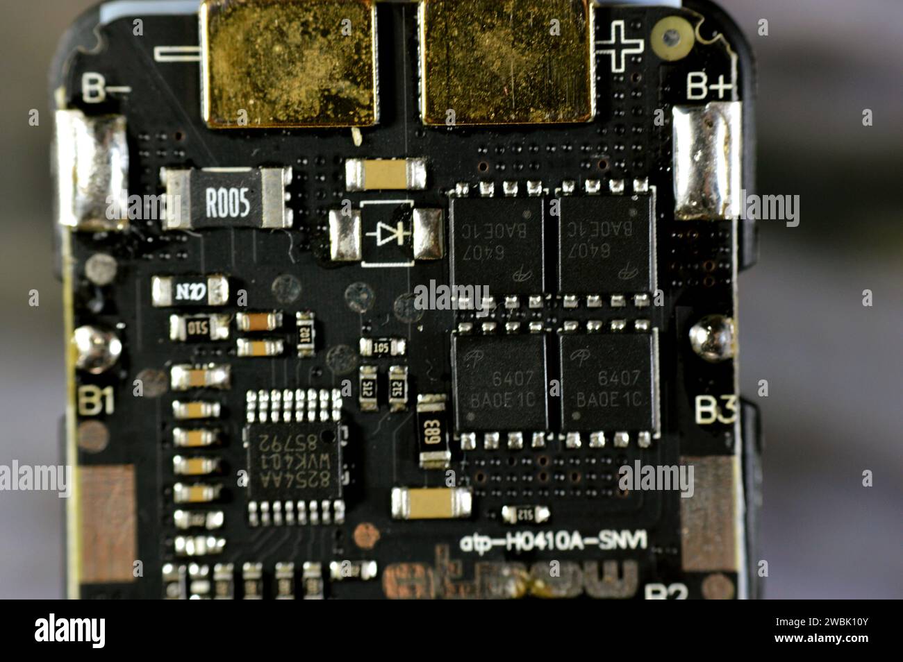 Cairo, Egypt, January 9 2024: 18650 battery pack cells, cylindrical ...