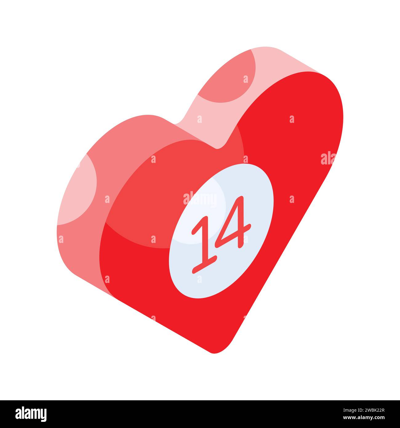 14th of february vector vectors hi-res stock photography and images - Alamy