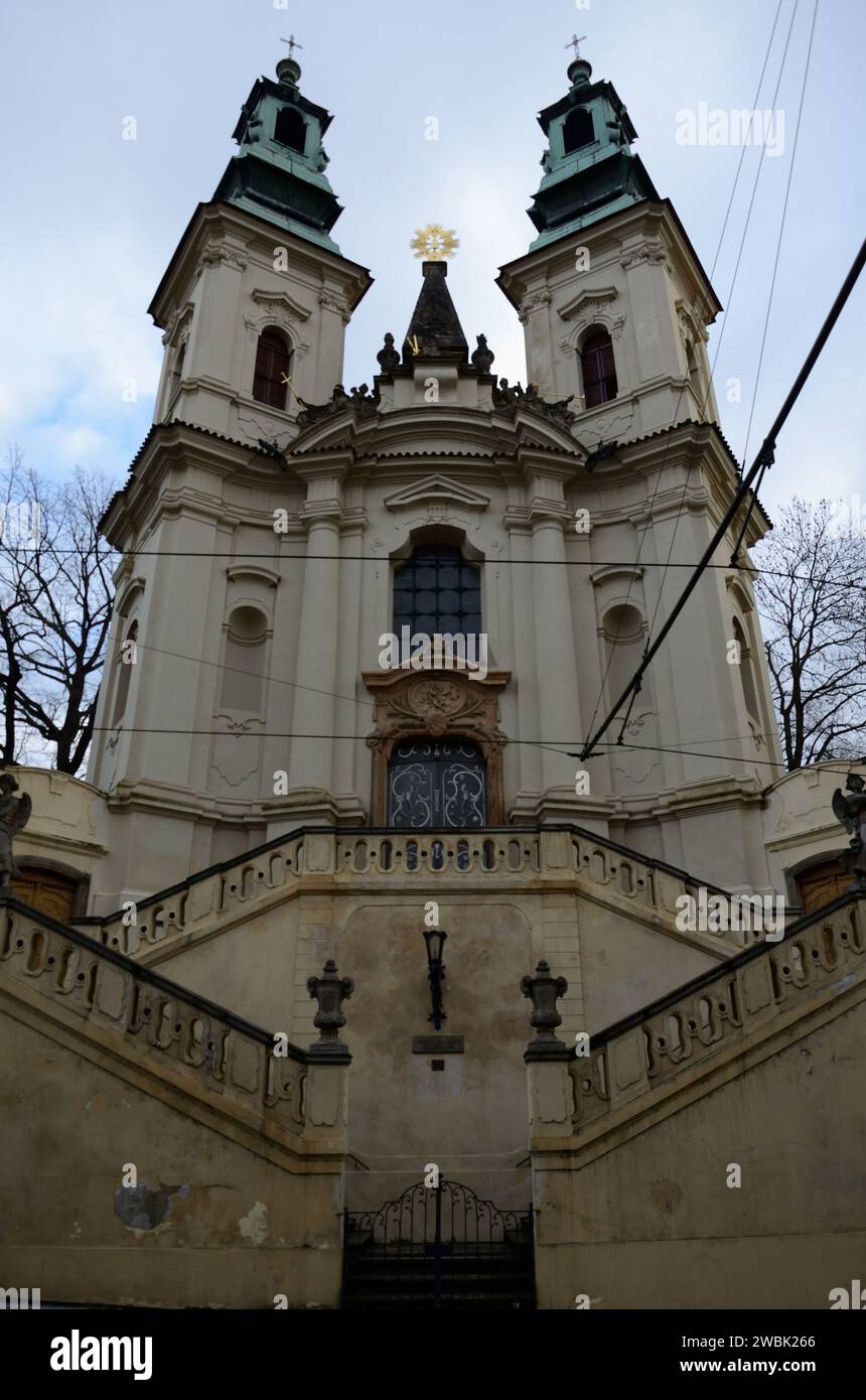 Church of st john of nepomuk on skalka hi-res stock photography and ...
