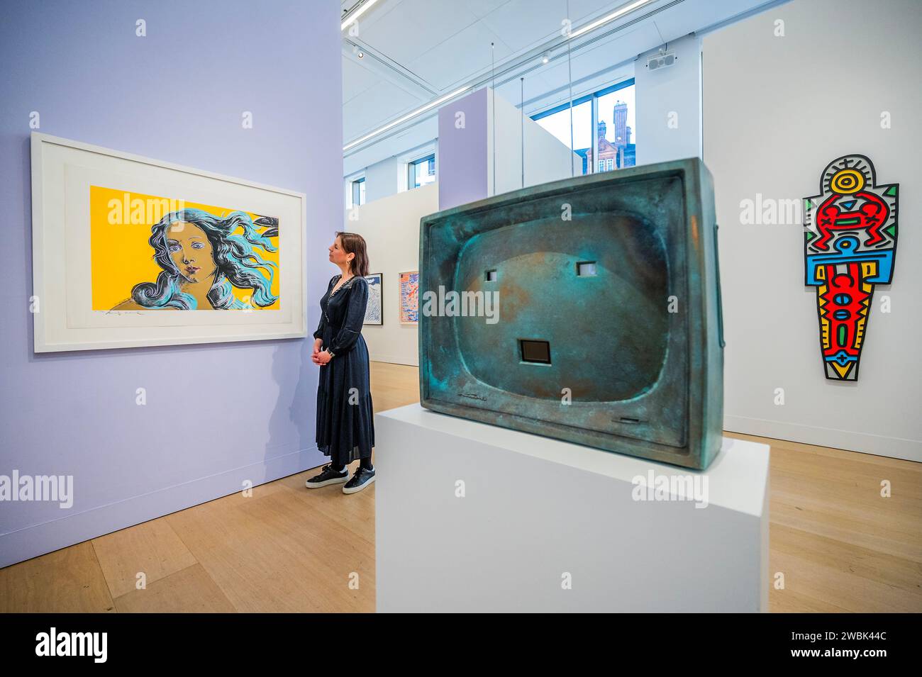 London, UK. 11th Jan, 2024. Andy Warhol, Details of Renaissance ...