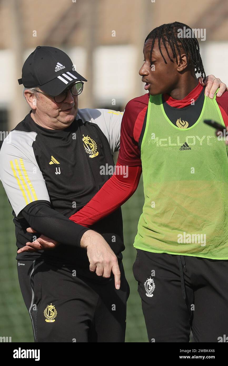Marbella, Spain. 11th Jan, 2024. Standard's assistant coach Jose ...