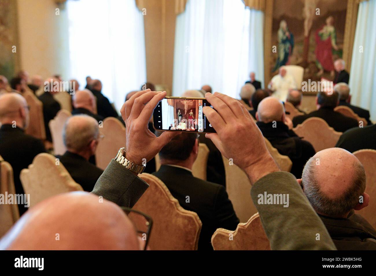 Vatican, Vatican. 11th Jan, 2024. Italy, Rome, Vatican, 2024/1/11. Pope ...