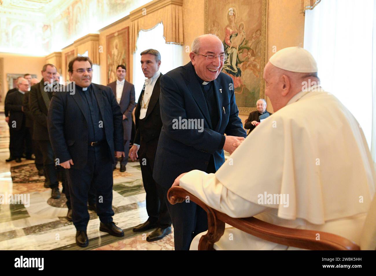 Vatican, Vatican. 11th Jan, 2024. Italy, Rome, Vatican, 2024/1/11. Pope ...