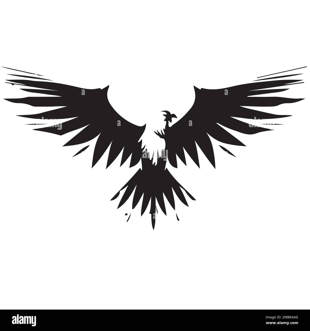 Angry bird logo Black and White Stock Photos & Images - Alamy