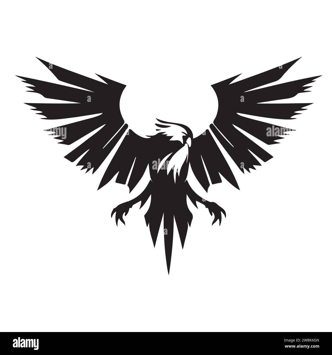 Angry bird logo Black and White Stock Photos & Images - Alamy