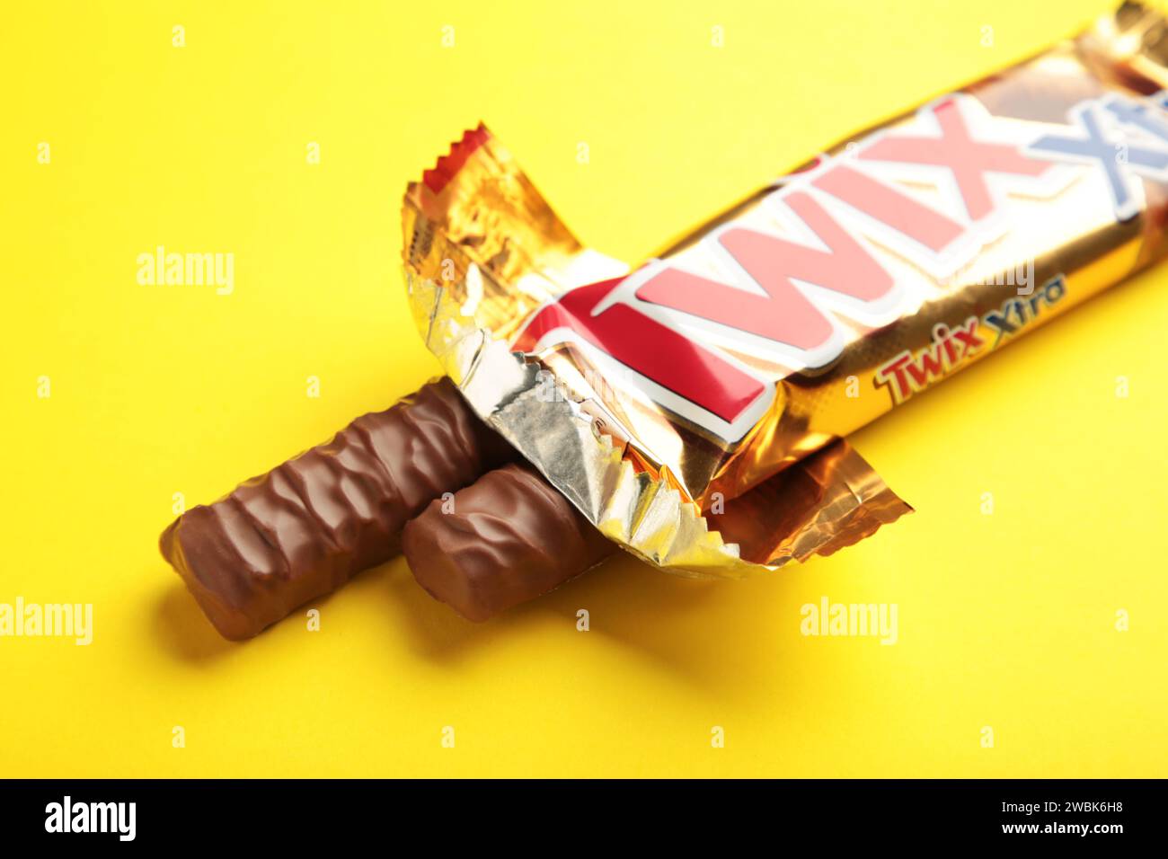 Long Milk Chocolate Bars With Caramel Filling On White Background ...