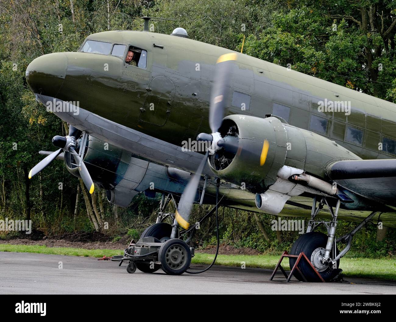 The Douglas C-47 Skytrain or Dakota is a military transport aircraft ...