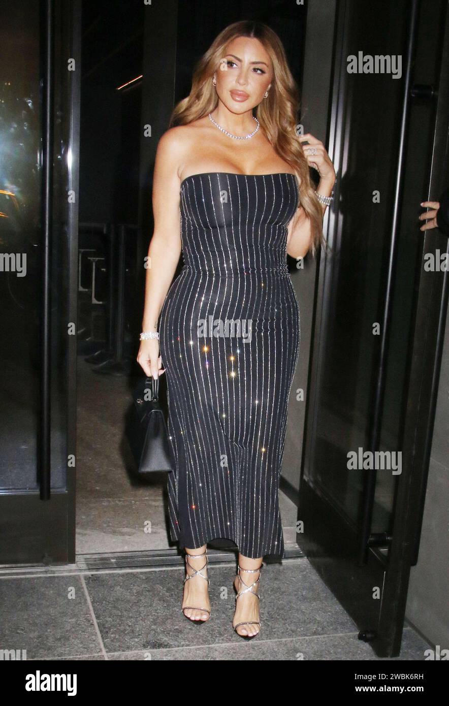 New York, NY, USA. 10th Jan, 2024. Larsa Pippen seen arriving to 'Watch ...