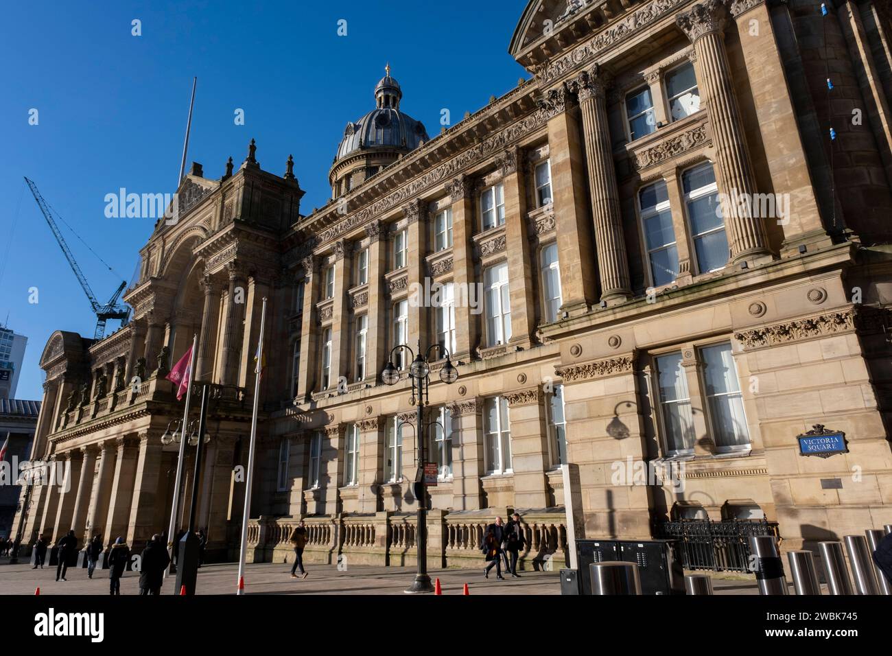 Birmingham City Council Town Hall building in Victoria Square on 9th ...