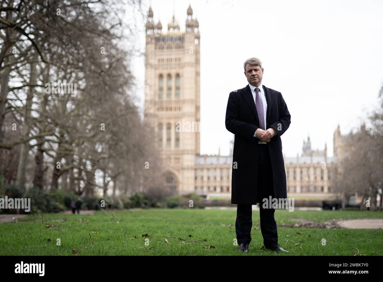 Former MP for Kingswood Chris Skidmore in Victoria Palace Gardens ...