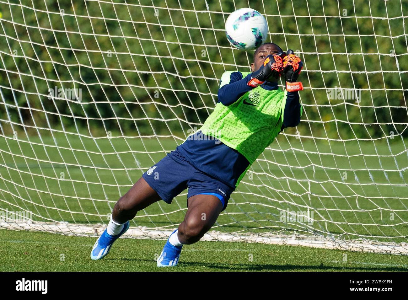 Algorfa, Spain. 11th Jan, 2024. Union's Noah Sadiki pictured in action ...