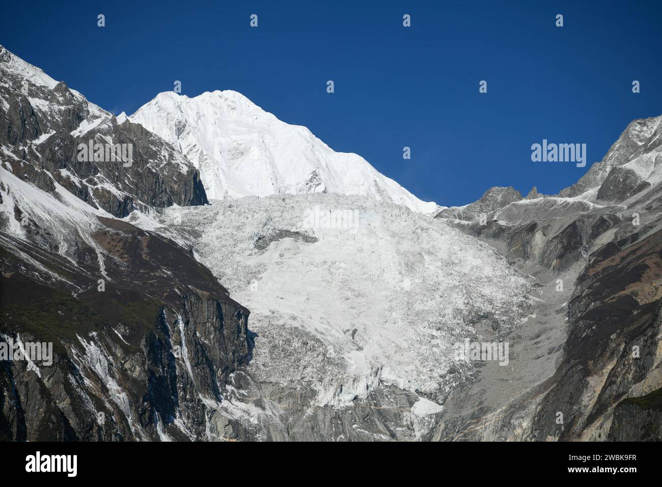 Garze. 12th Dec, 2023. This photo taken on Jan. 10, 2024 shows a view ...