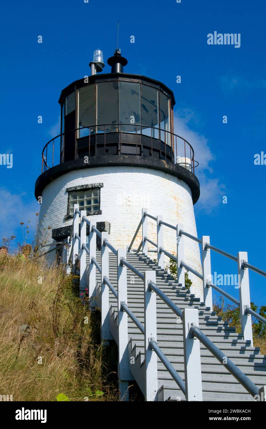 Owls Head Lighthouse, Owls Head Light State Park, Maine Stock Photo - Alamy