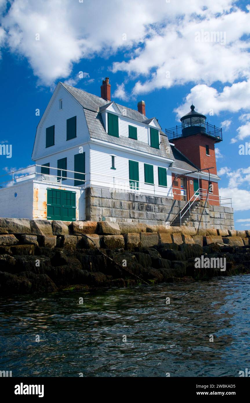 Rockland breakwater lighthouse hi-res stock photography and images - Alamy