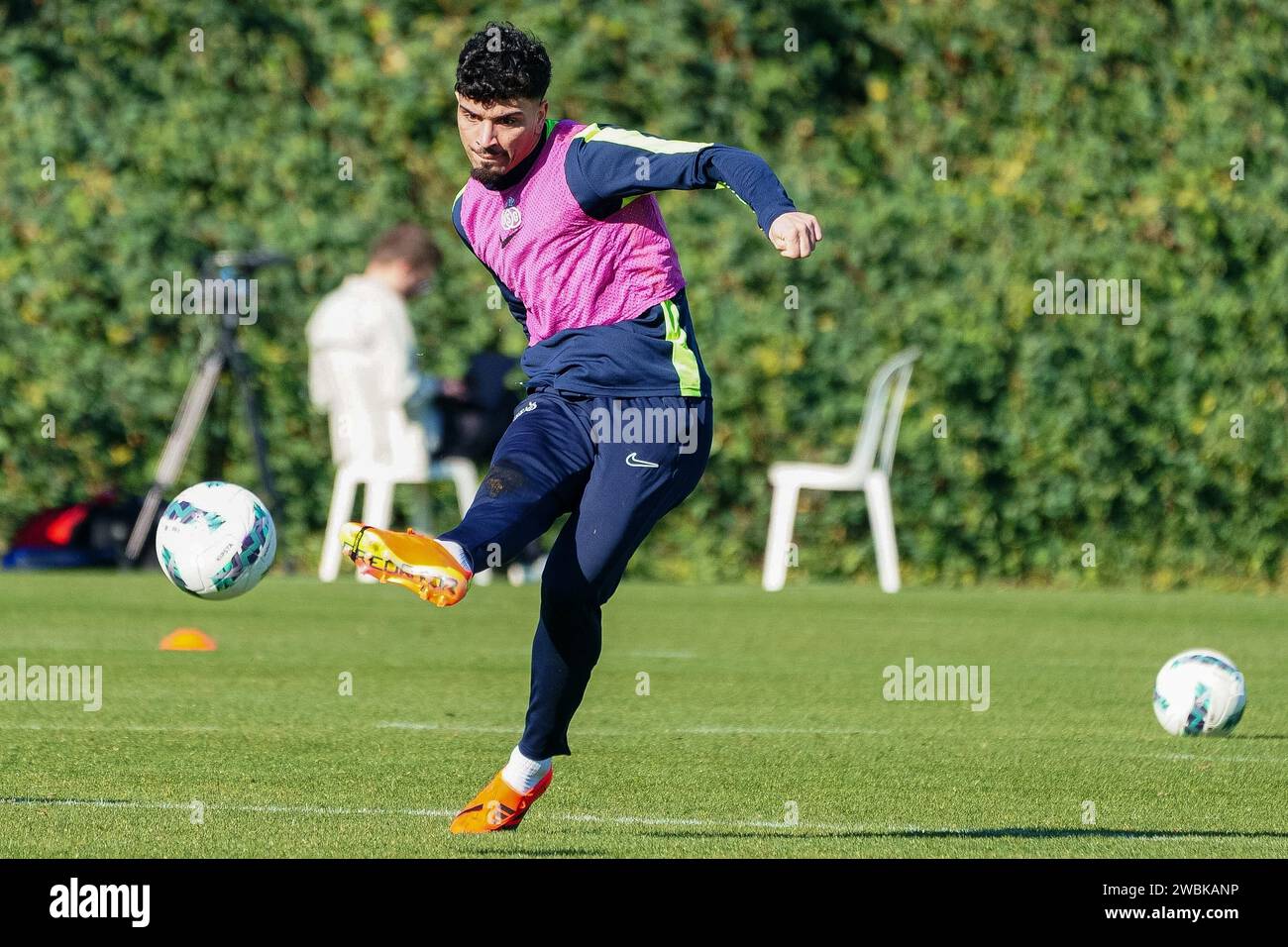 Algorfa, Spain. 11th Jan, 2024. Union's Cameron Puertas Castro pictured ...