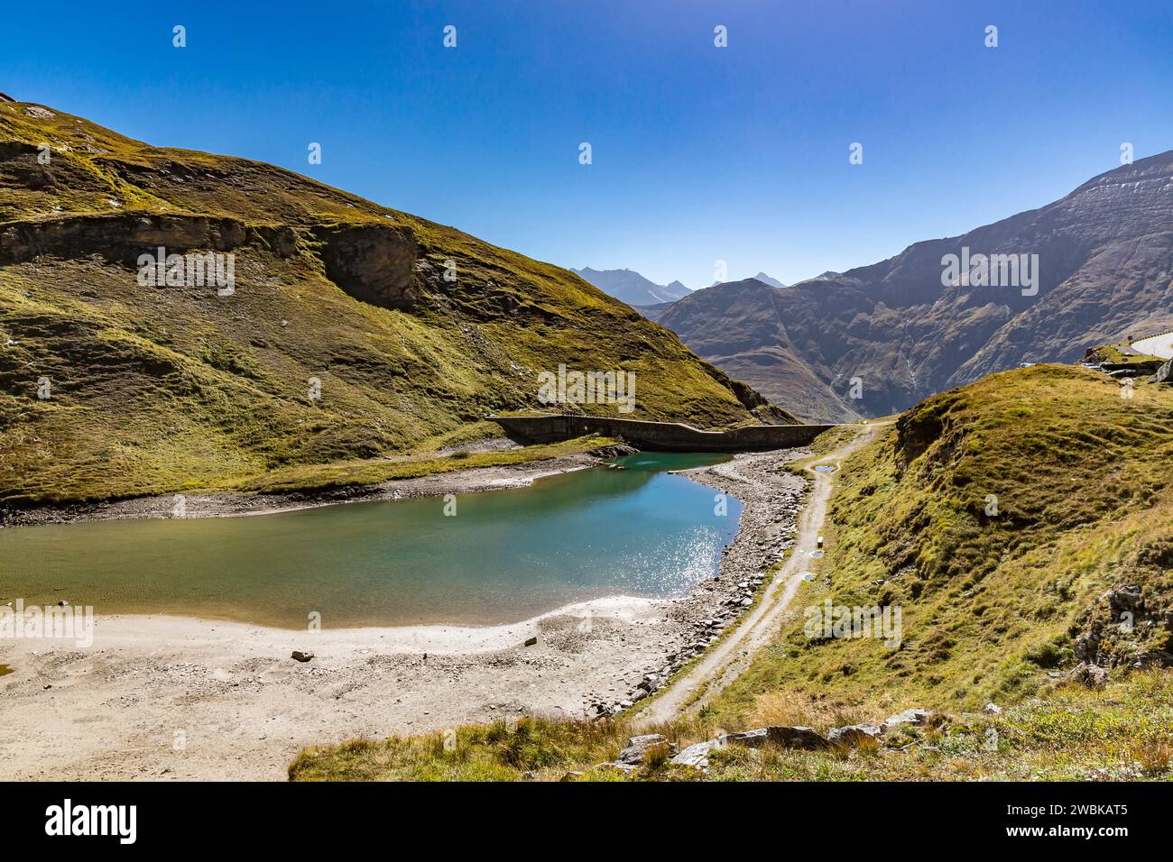 Dam at the nassfeld reservoir hi-res stock photography and images - Alamy